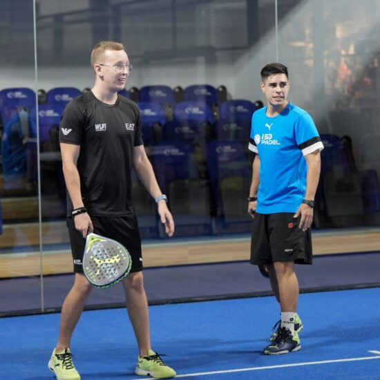 Padel Lessons in Dubai Sports City | 1 on 1 padel coaching