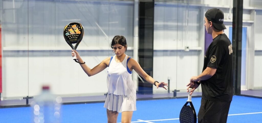 Padel Lessons in Dubai Sports City | 1 on 1 padel coaching
