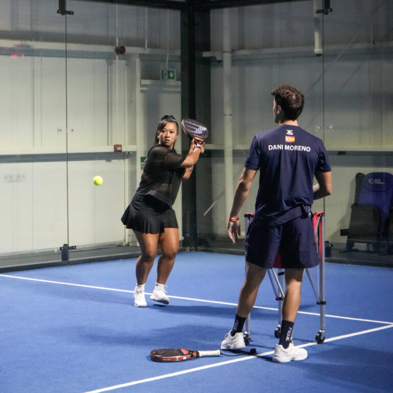 Padel Lessons in Dubai Sports City | 1 on 1 padel coaching