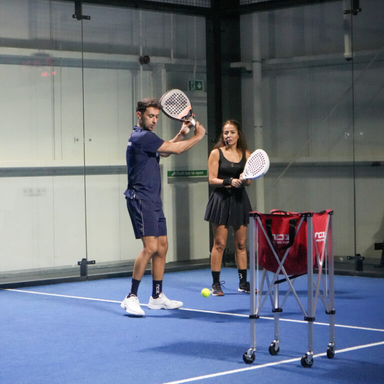 Padel Lessons in Dubai Sports City | 1 on 1 padel coaching